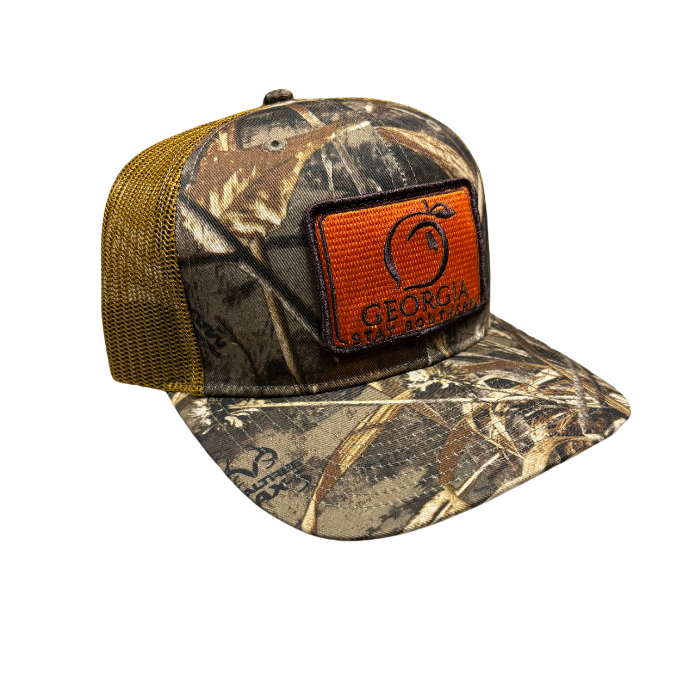 Camo Georgia Patch Trucker Hat – Peach State Pride
